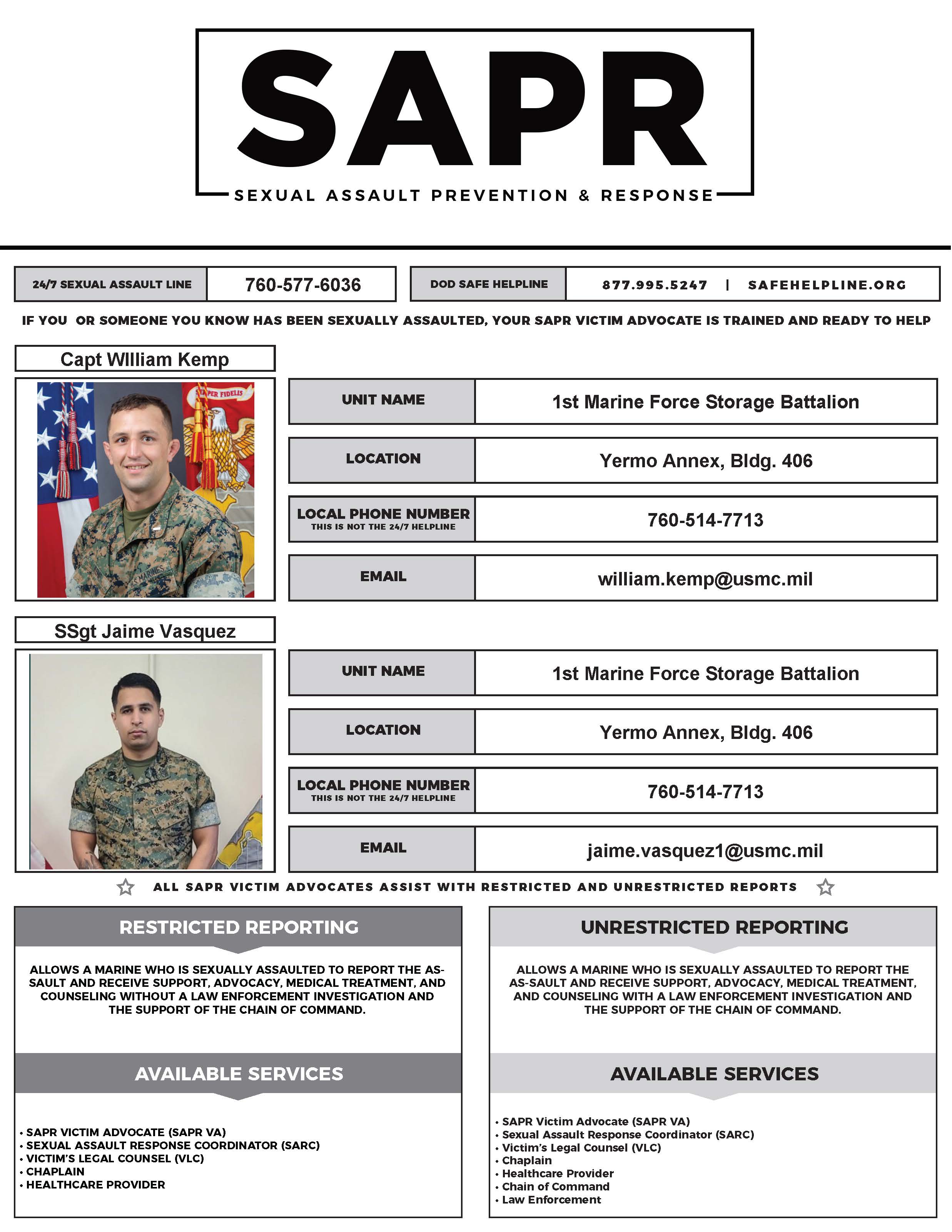 Marine Corps Logistics Command - Sexual Assault Prevention & Response