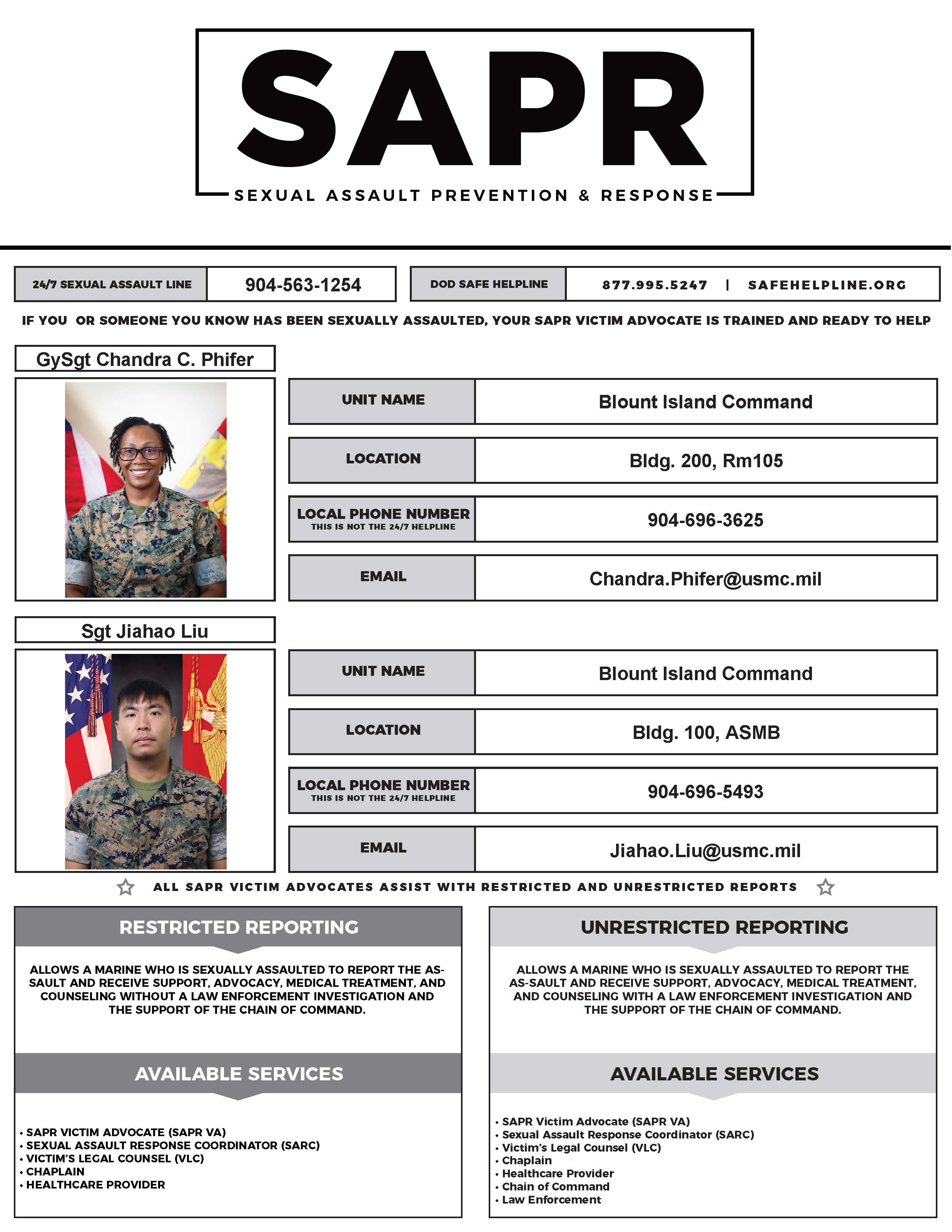 Marine Corps Logistics Command - Sexual Assault Prevention & Response